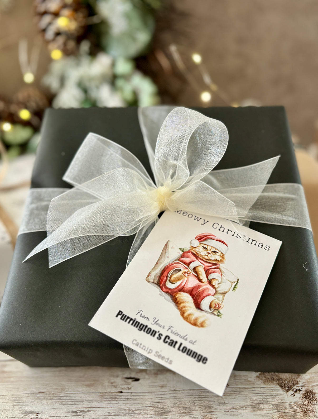 Santa Claws Custom Gift Tag or Promotional Seed Packet – Bloom Street ...