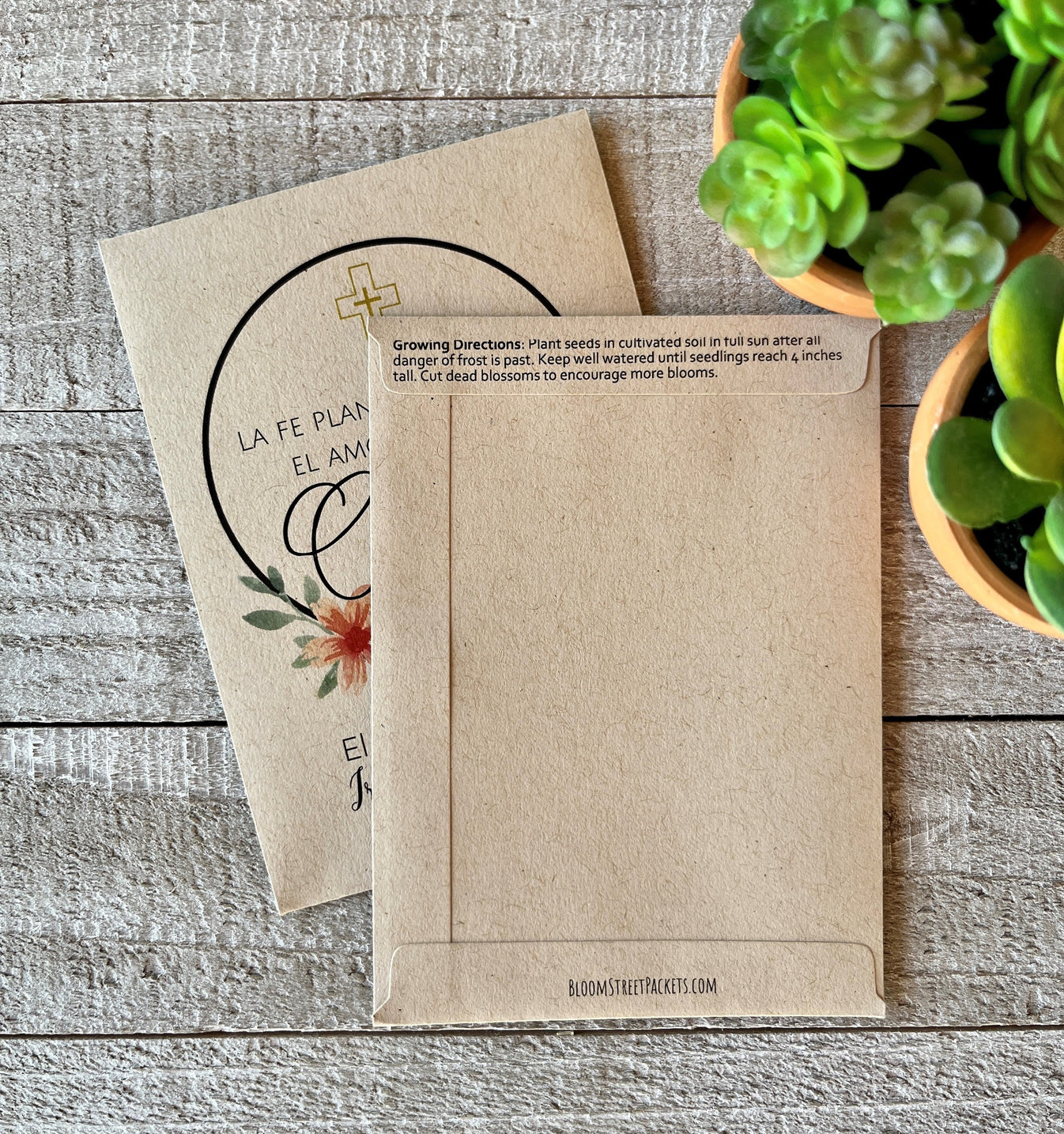 El Primera Comunión Wildflower Seed Favor – Bloom Street Packets